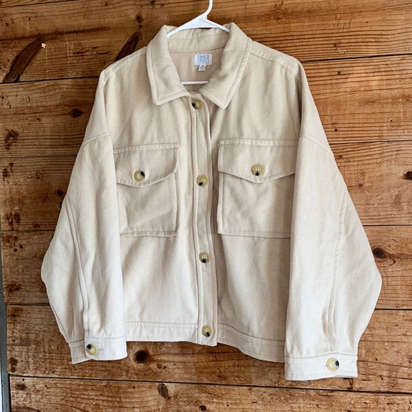 Time and Tru | Jackets & Coats | Time Tru Wool Blend Shacket | Poshmark